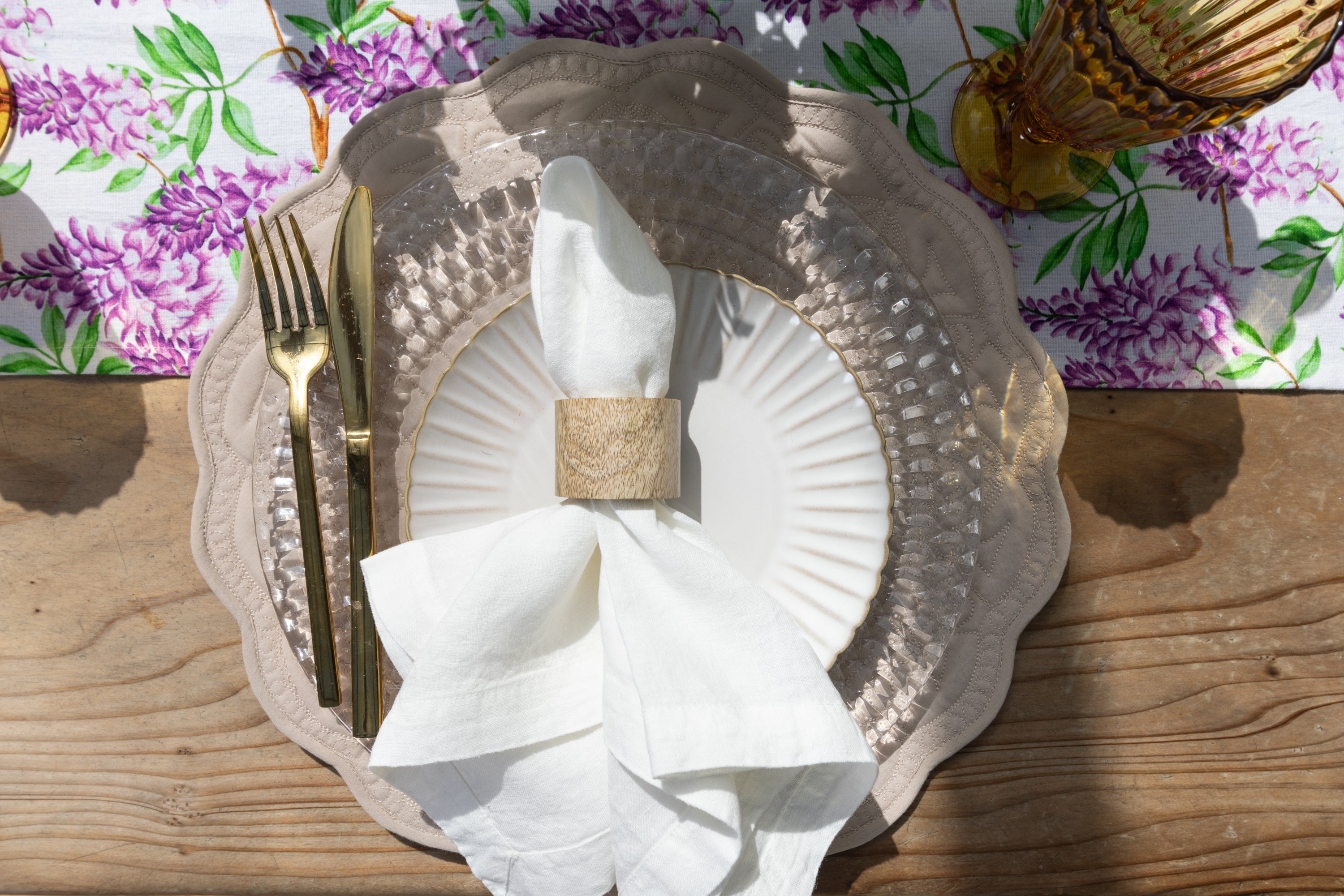 Wisteria Tablescape in a Box - Table Linen Ireland – The Designed Table